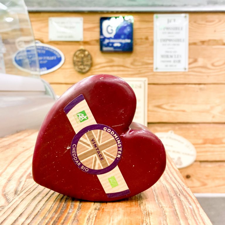 Un fromage en forme de coeur pour la St Valentin